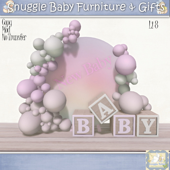 Second Life Marketplace - New Baby Balloon Background [pink ]